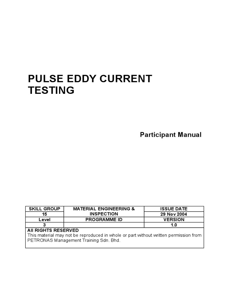 4 Ver 2 Pulse Eddy Current | PDF | Spectral Density | Electric Current