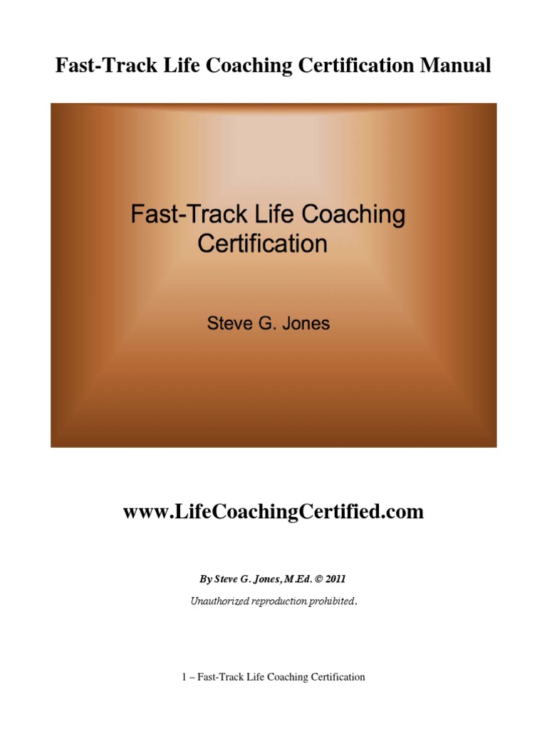 Coach Fast Track Manual | PDF | Nonverbal Communication | Insurance