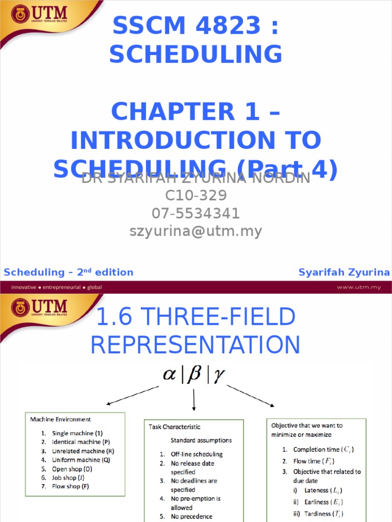 Scheduling Introduction P4 Pdf Scheduling Production Processes Computer Programming 