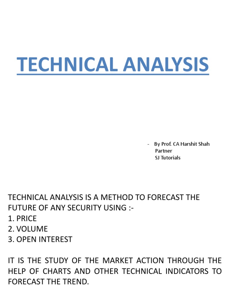 Technical Analysis Harshit | PDF | Technical Analysis | Market Trend