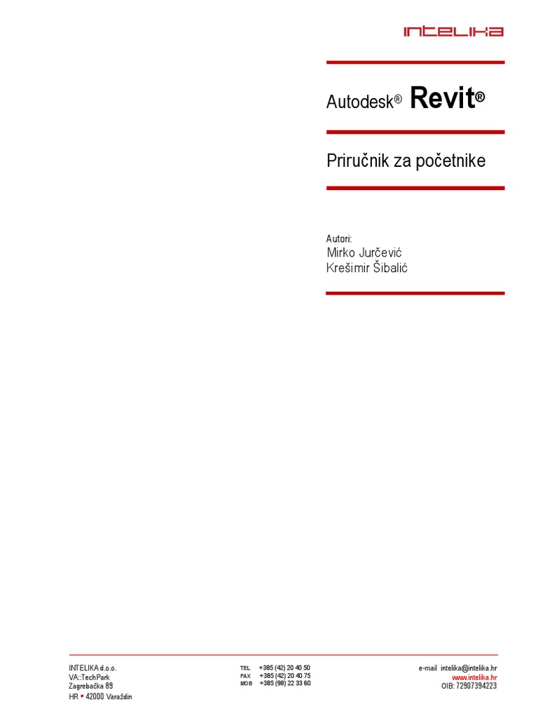 Revit 2014 Prirucnik Za Pocetnike-PP | PDF
