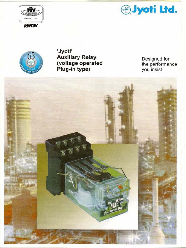 Jyoti Make Re-300 Relay | PDF
