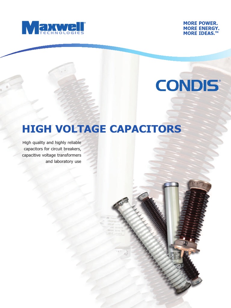Maxwell Condis High Voltage 2010 PDF | PDF | Capacitor | Insulator ...