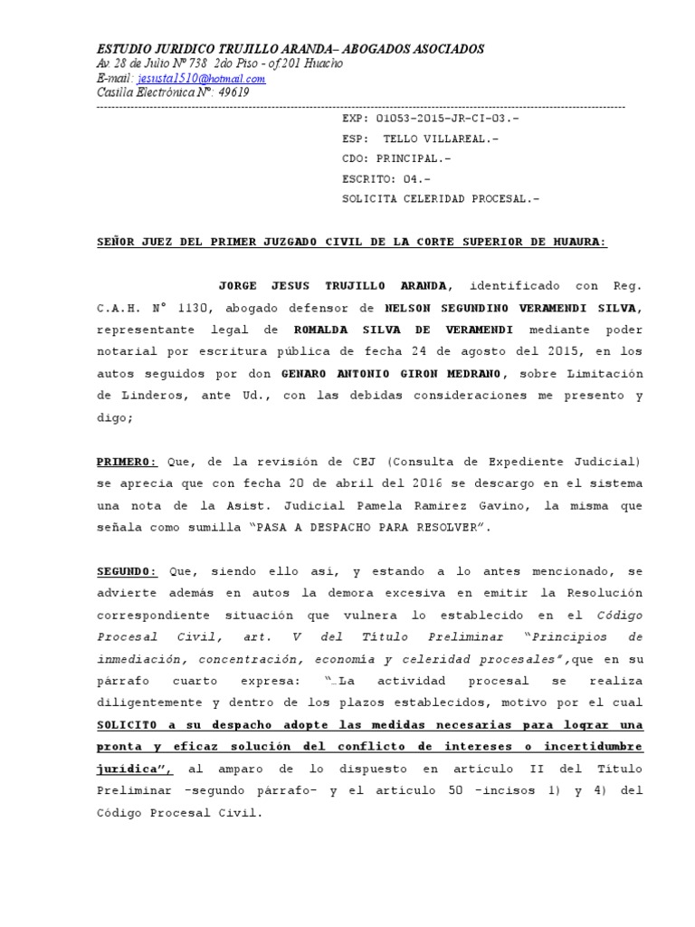 Modelo de Celeridad Procesal | PDF | Derecho | Tecnología