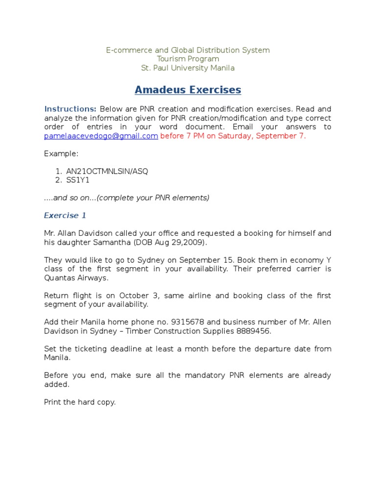 Creating PNRs for Multi-Segment Flights with Passenger Details and ...