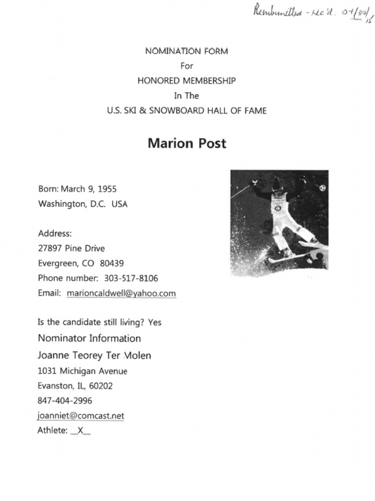 Caldwell, Marion Post | PDF