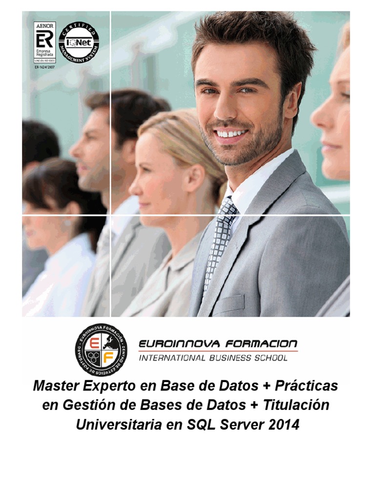 Master Experto en Base de Datos + Prácticas en Gestión de Bases de Datos + Titulación ...
