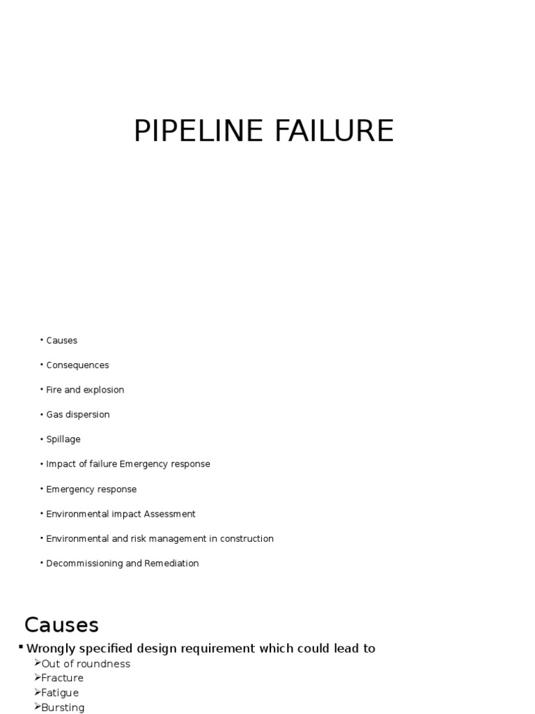 Pipeline Failure | PDF | Pipeline Transport | Earthquakes