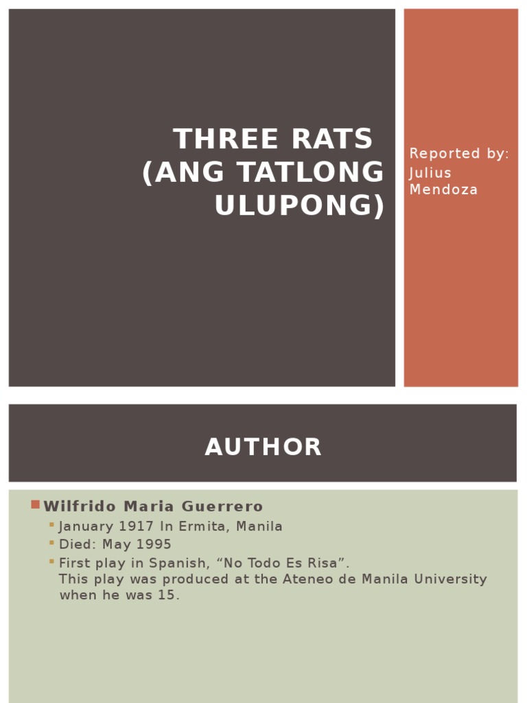 Three Rats | PDF
