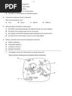 Calculation-Magnification-Qs Pack-Gcse | PDF | Micrograph | Cell (Biology)