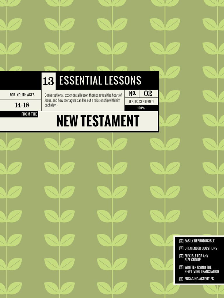 13 Essential Lessons From The New Testament | PDF | Shepherd | New ...