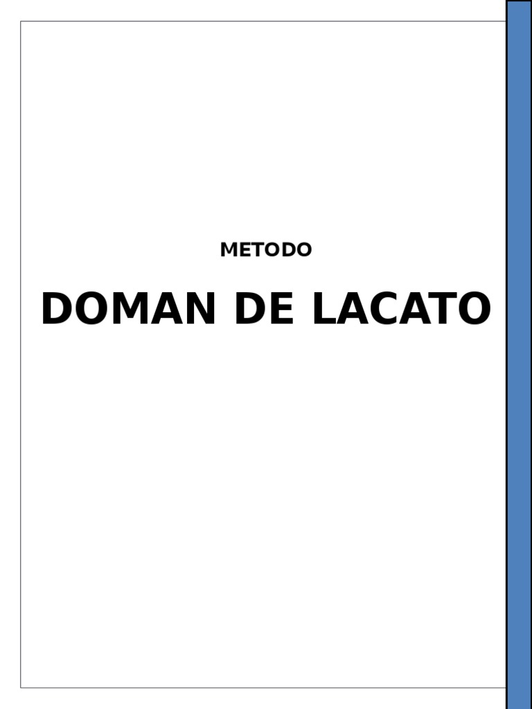 Doman - Delacato | PDF | Rodilla | Mano
