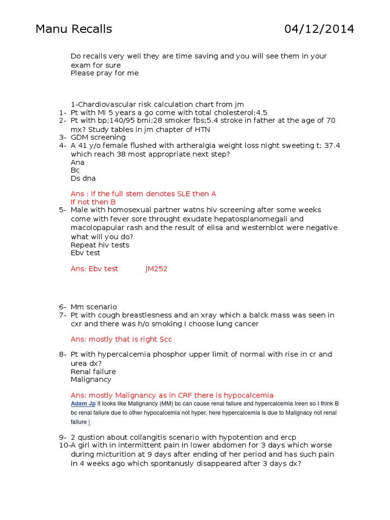 AMC Recalls 2014 | PDF | Mammography | Health Sciences