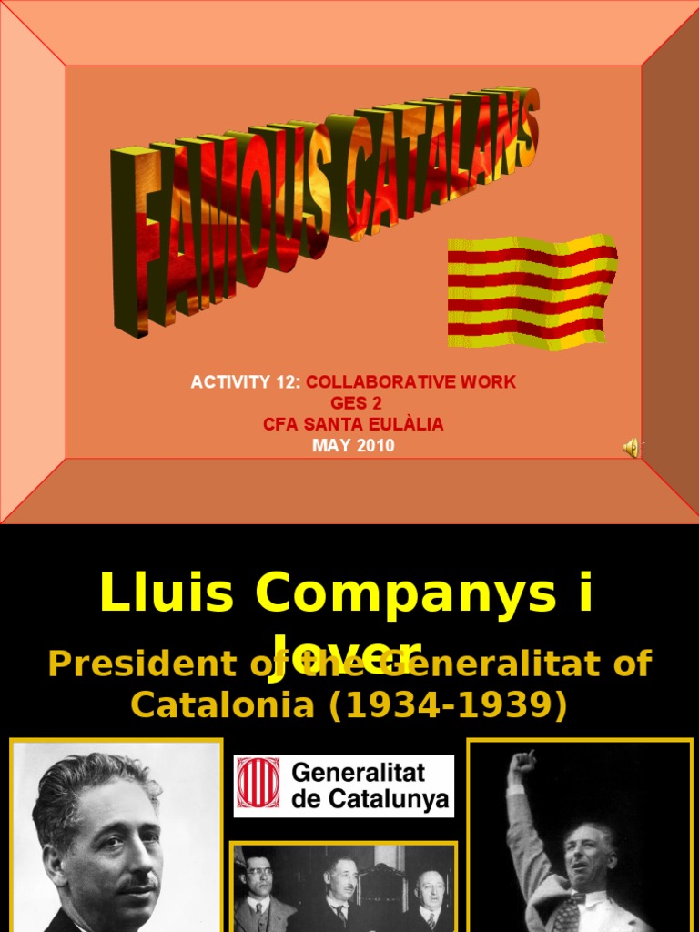 Famous Catalans Presentation | PDF