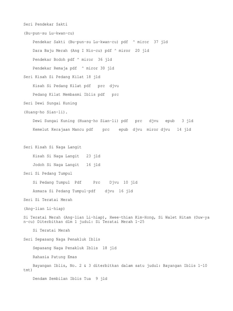 Kho Ping Ho | PDF | Metode & Bahan Ajar | Sejarah