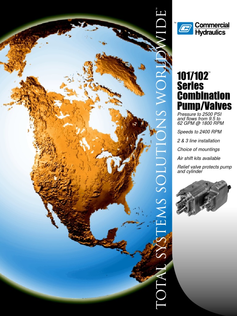 C101 C102 Series Combination Pump - Valves | PDF | Pump | Valve