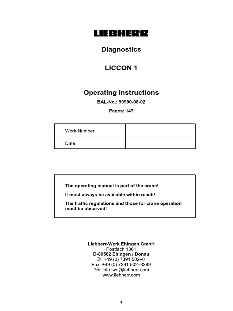 Control System Manual | PDF | Central Processing Unit | Crane (Machine)