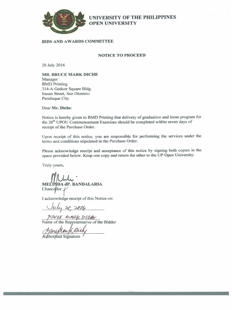 NTP - Printing of Graduation and Loose Program For 20th UPOU ...