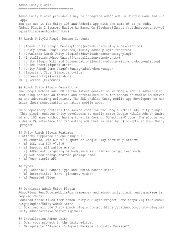 README.txt | Unity (Game Engine) | Software Engineering