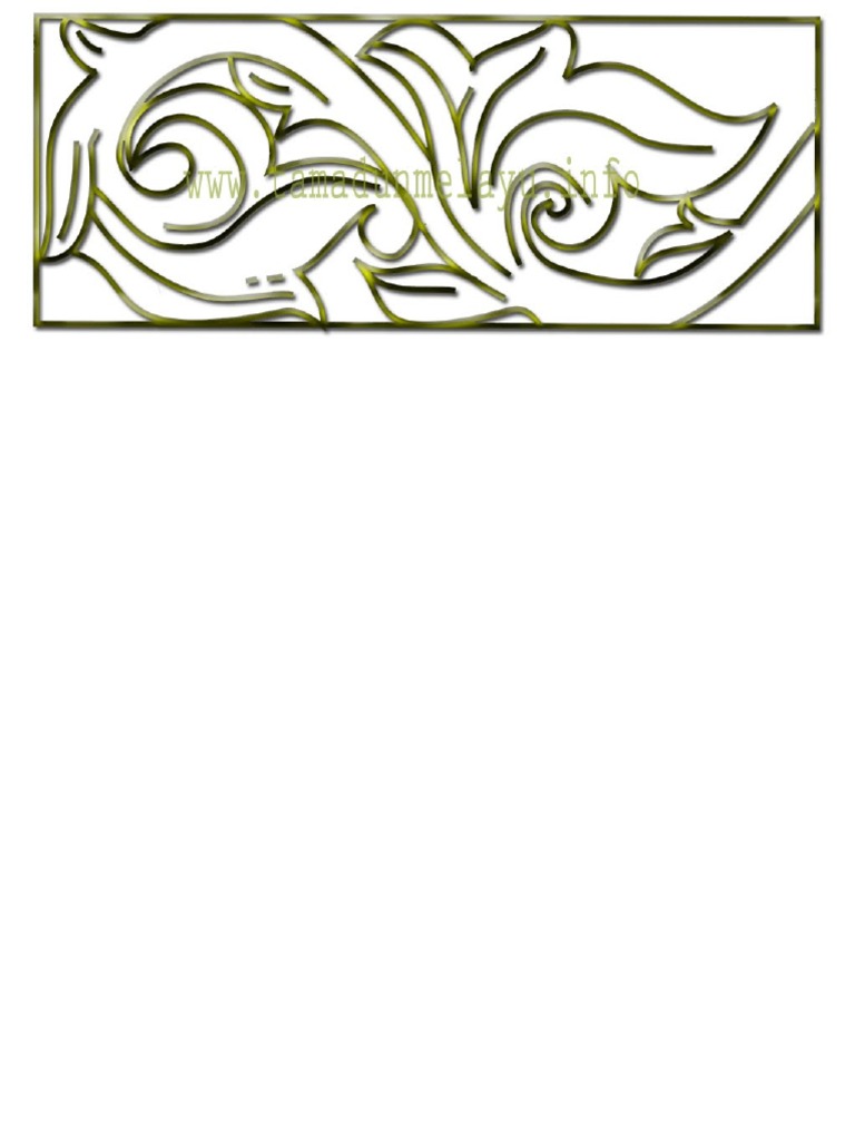 Motif Ukir Tekat Songket Kaluk Pakis 3 | PDF