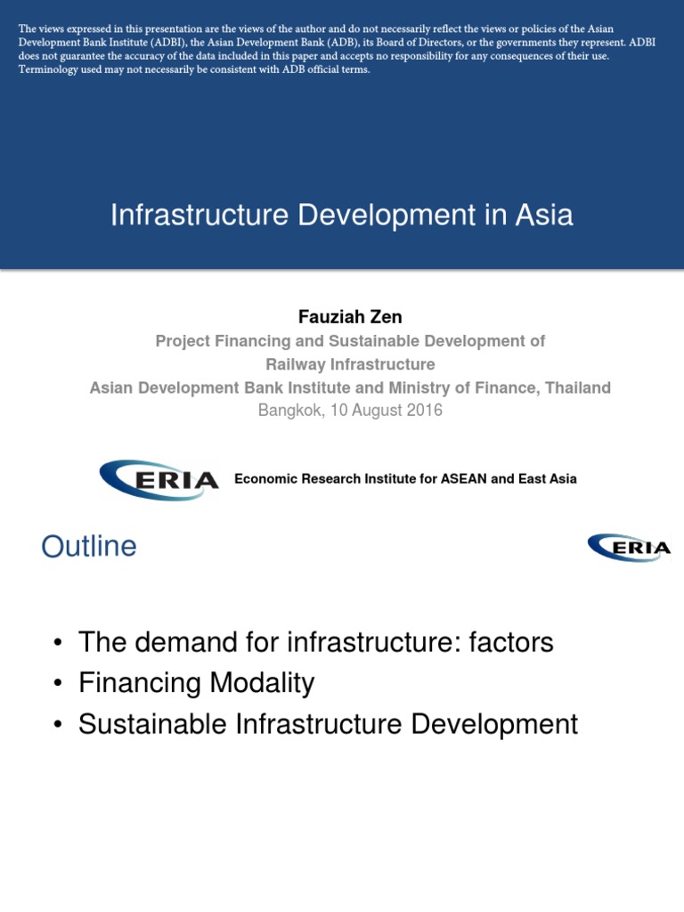 Infrastructure Development in Asia | PDF | Infrastructure | Economic ...