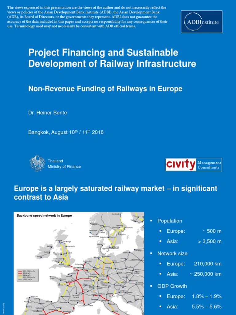 Non-Revenue Funding of Railways in Europe | PDF | Rail Transport | Subsidy