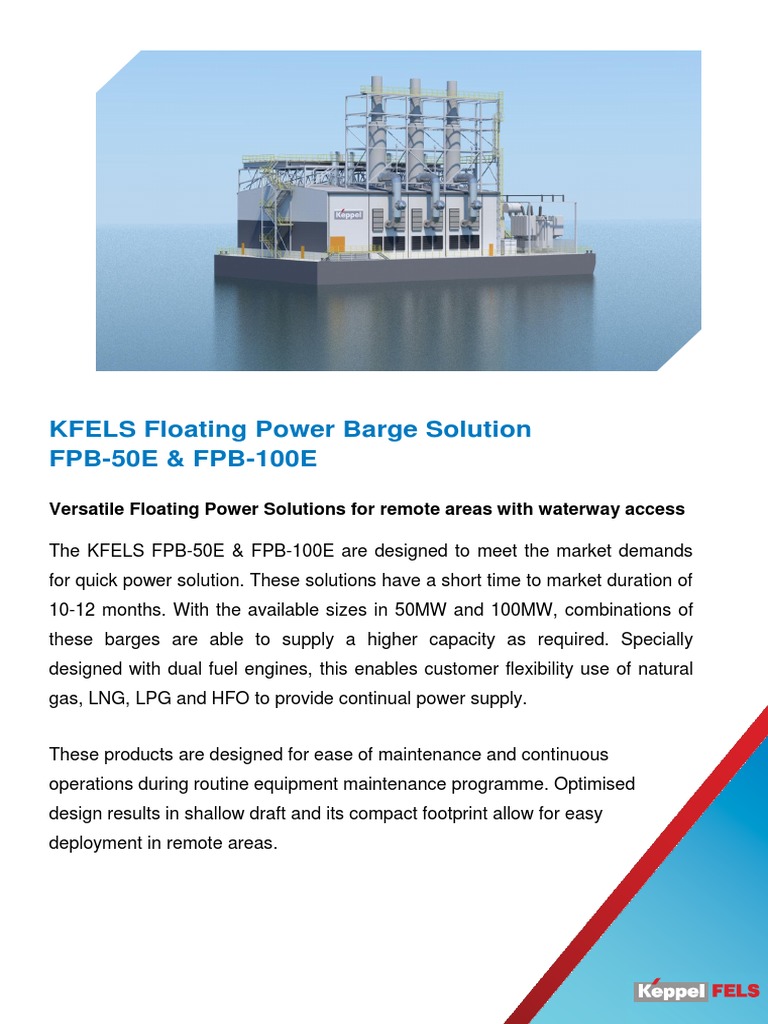 Power Barges FPB-50 FPB-100 R1 | PDF