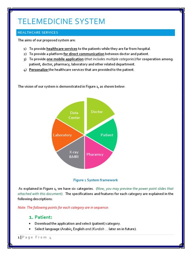 Telemedicine System Overview and Features | PDF | Telemedicine ...