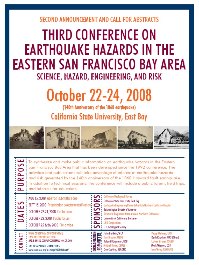 Eastern SF Bay Area Earthquake Conference | PDF