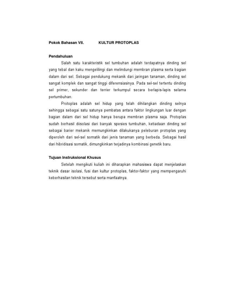Kultur Protoplas | PDF | Kesehatan Holistik | Sains & Matematika