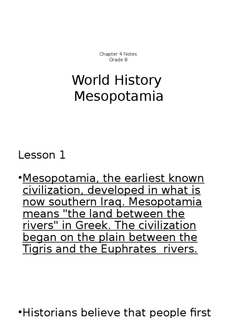 Mesopotamia: Rise of Early Civilizations | PDF | Babylon | Sumer