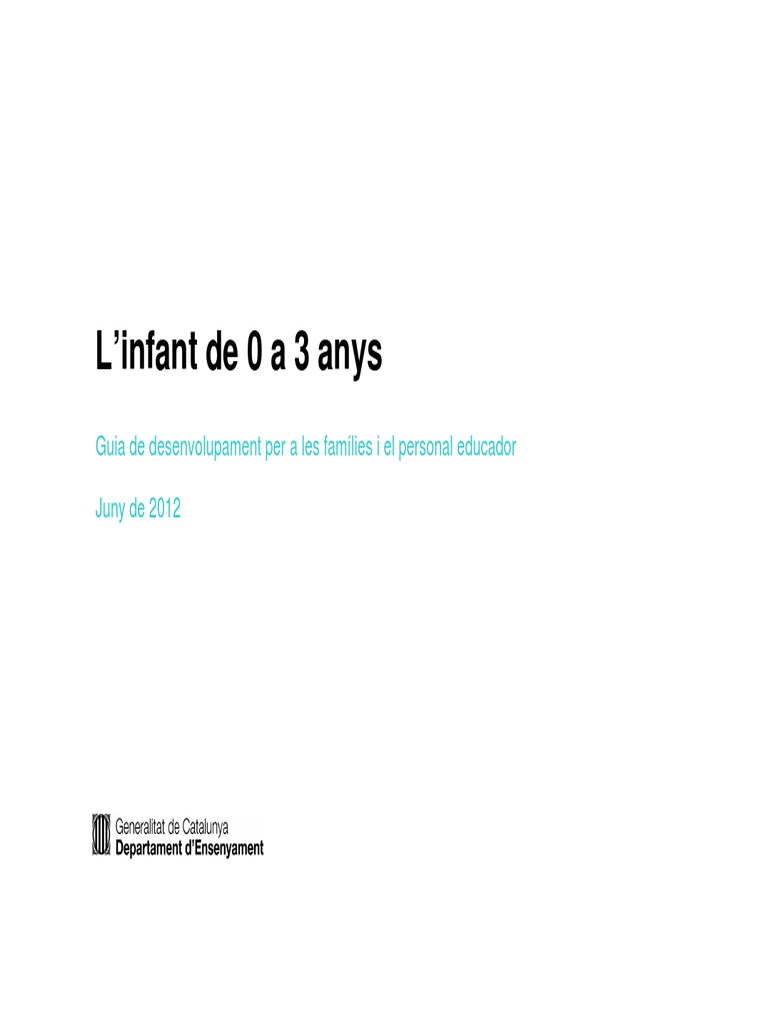 Guia de Desenvolupament 0-3 Anys PDF | PDF