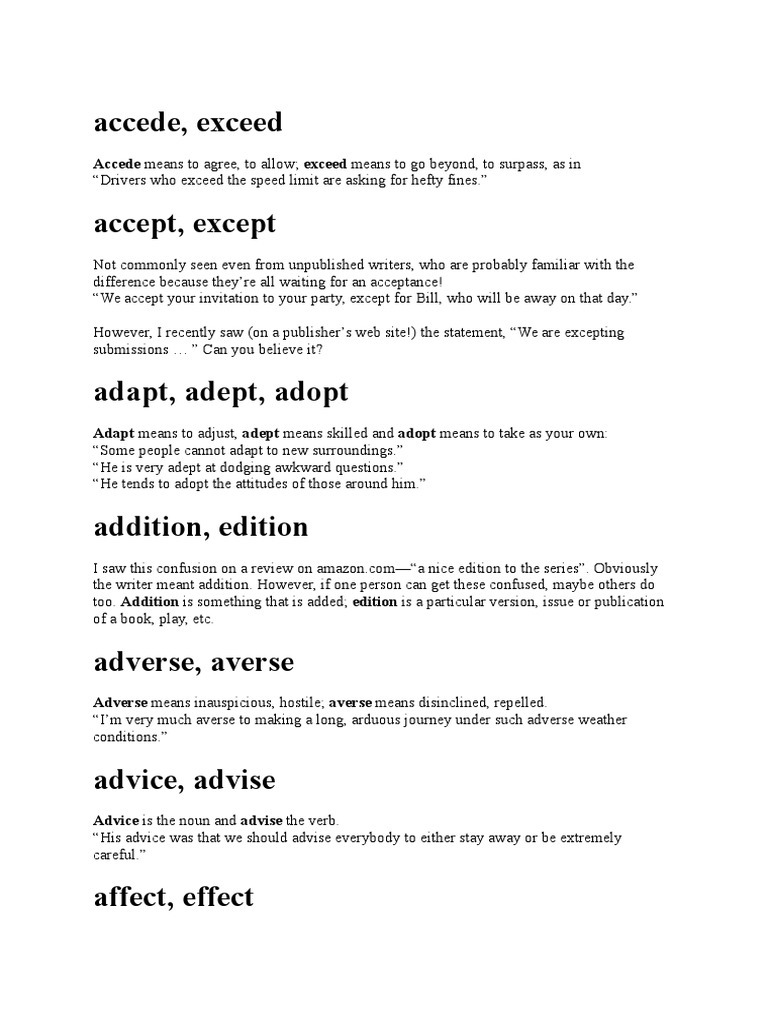 Imp - Pair of Words | PDF | Verb | Patience
