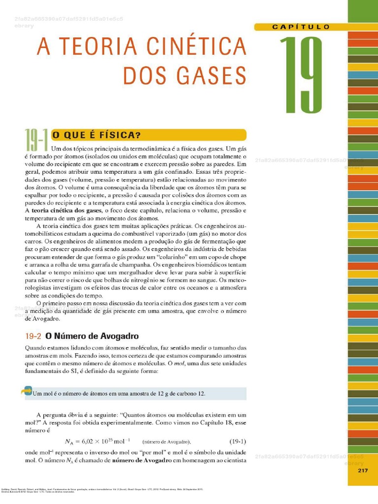 (CAP 19) Volume2 9ed Fundamentos de Física Halliday & Resnick | PDF | Ciências naturais | Física