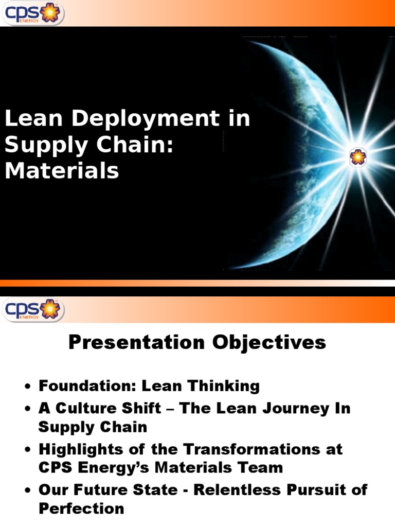 Lean Deployment in Supply Chain | PDF | Lean Manufacturing | Supply Chain