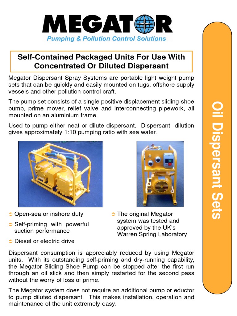 Oil Spill Dispersant Systems | PDF | Home & Garden | Technology ...