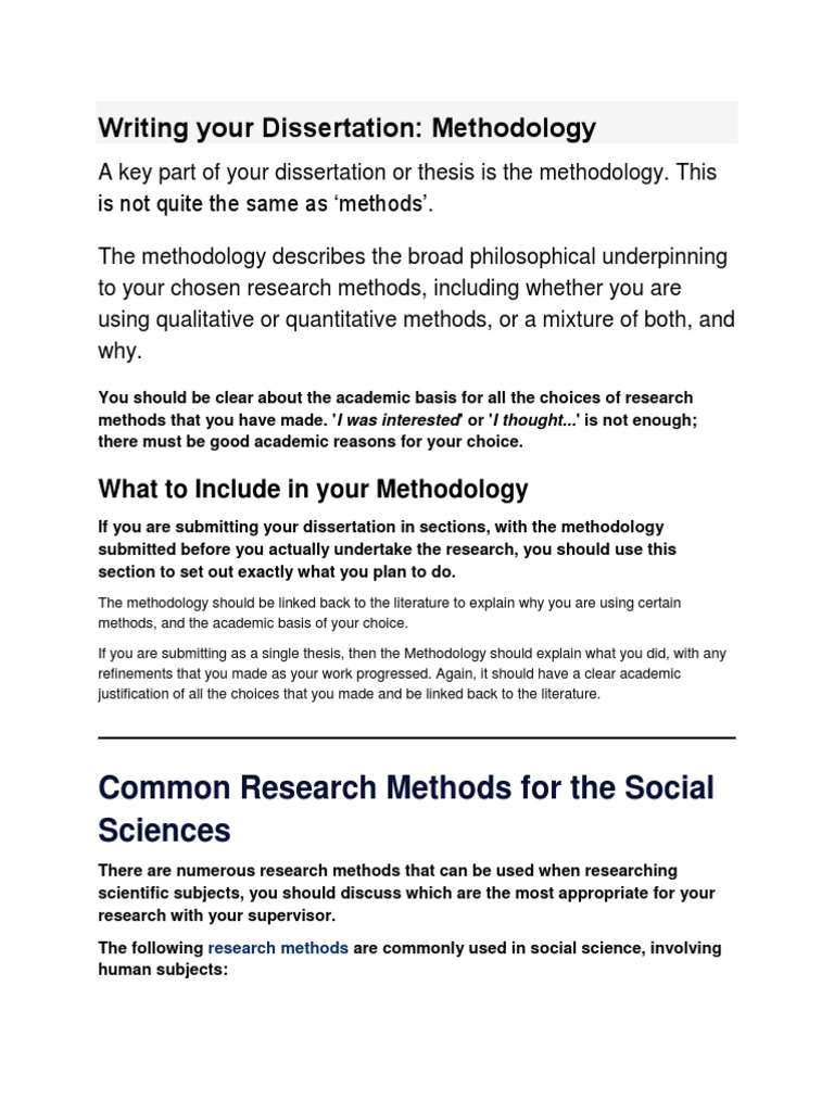 Demystifying Dissertation Methodology: A Comprehensive Guide