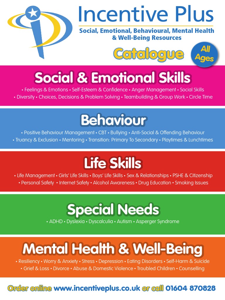 Incentive Plus Catalogue | PDF | Emotions | Mental Health