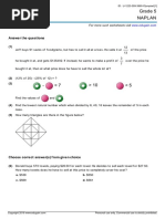 Math Olympiad Class 6 Sample Paper | PDF | Teaching Mathematics