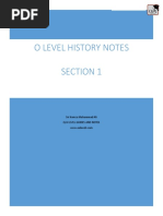 History Section 2 Notes Mym Edition | PDF