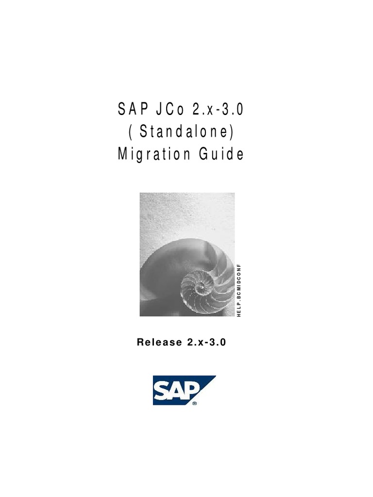 Sap Jco 2.X-3.0 (Standalone) Migration Guide | PDF | Server (Computing) | Application ...