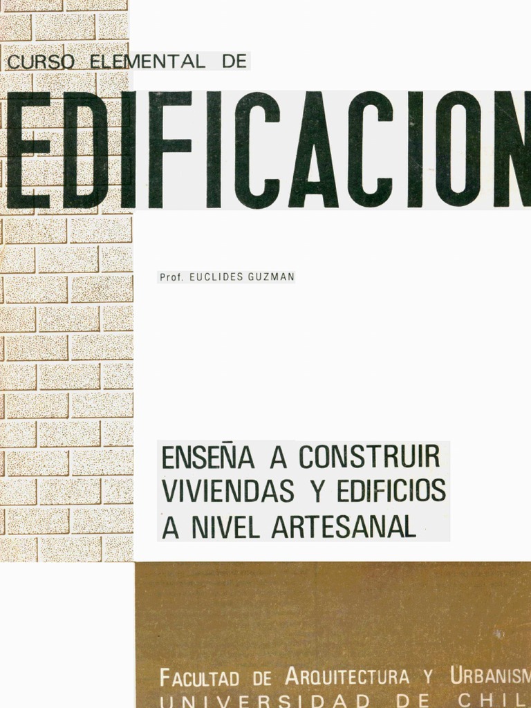 Curso Elemental de Edificacion (Euclides Guzman) | PDF