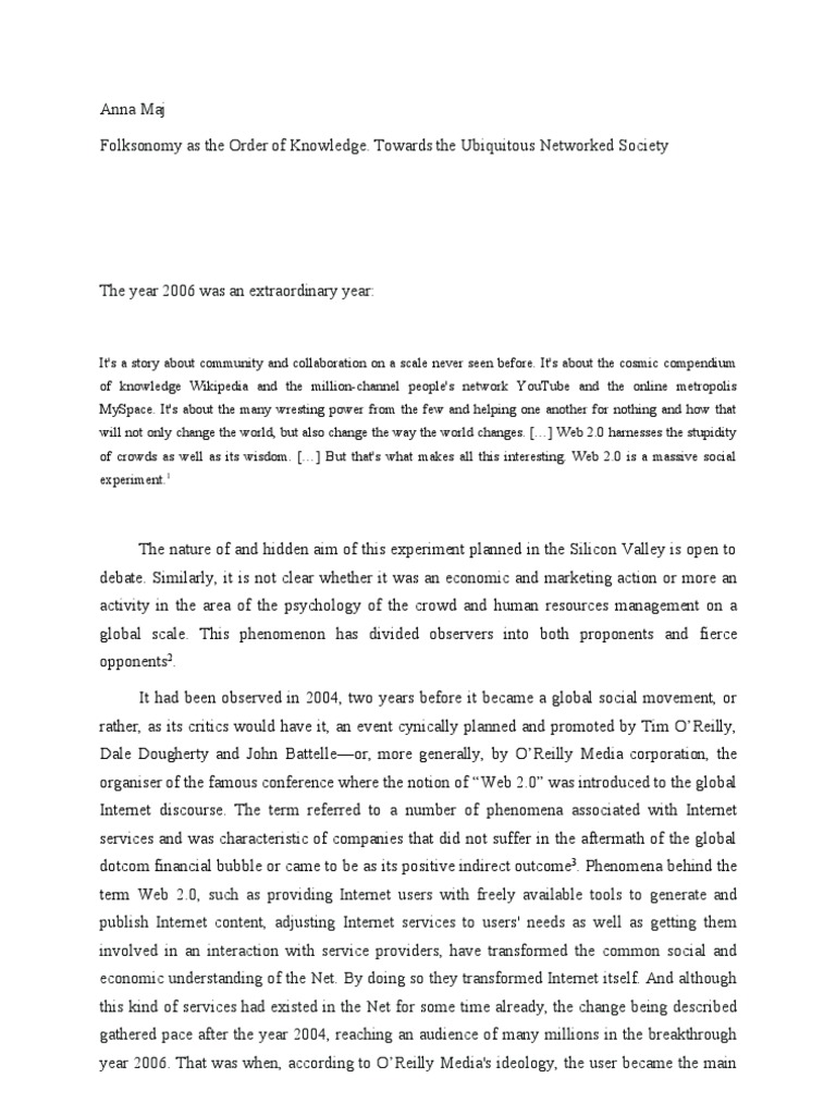 A.Maj: Folksonomy... | PDF | Tag (Metadata) | Web 2.0