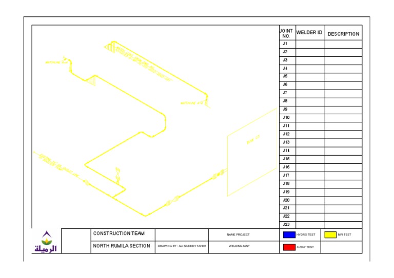 North Rumila Welding Map Details | PDF