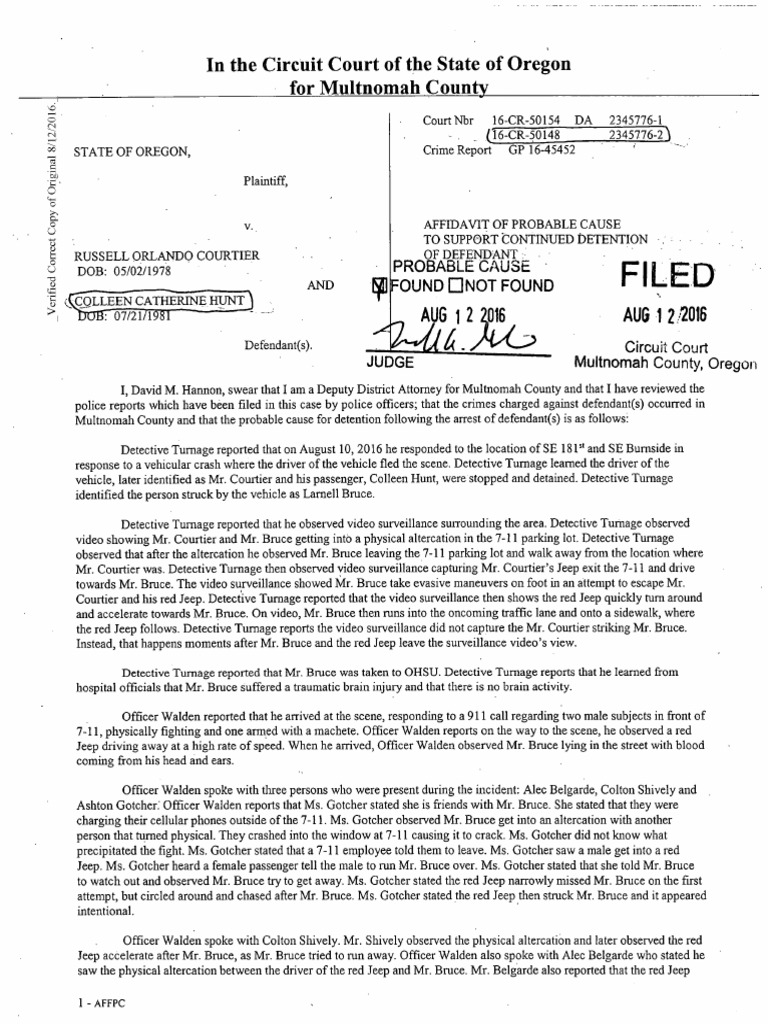 Larnell Bruce Jr. Case Court Documents | PDF
