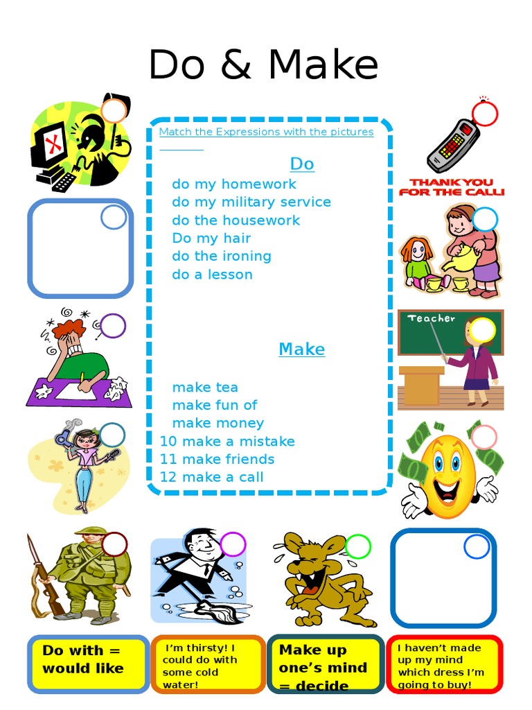 Do vs. Make: Expressions Explained | PDF
