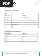 MQA Vacancy Application Form 2025 | PDF