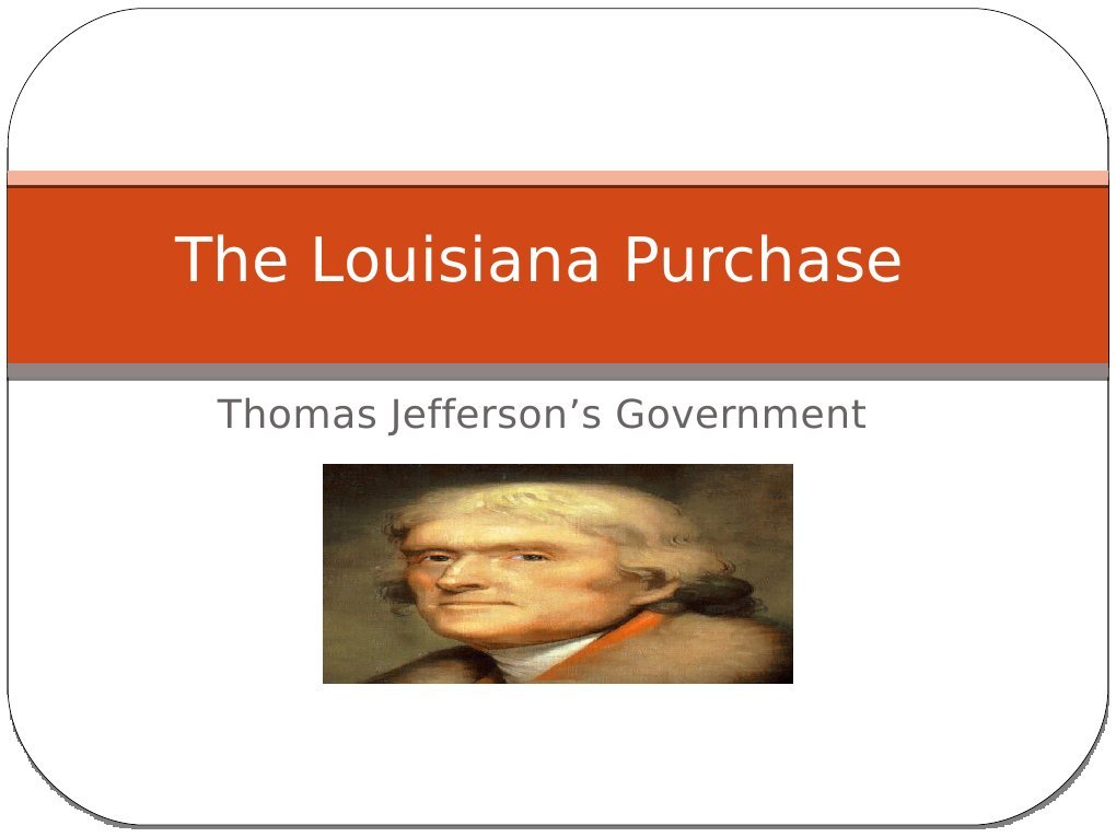 The Louisiana Purchase | PDF