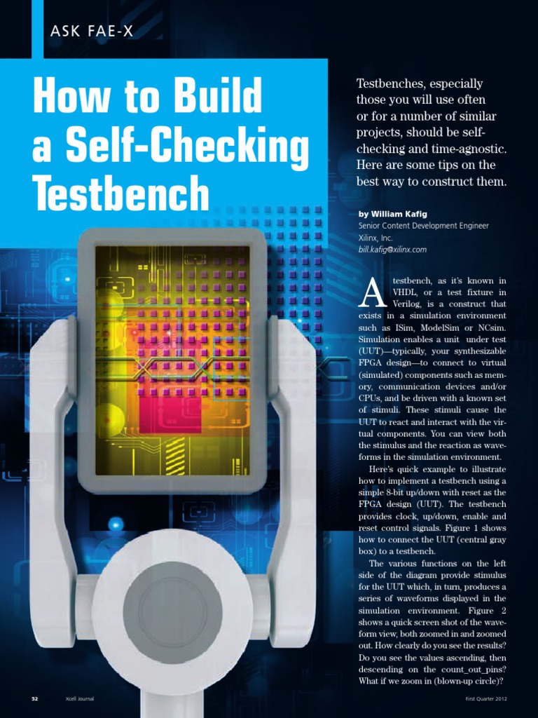 Self Checking Testbench Download Free Pdf Computer Simulation Vhdl 0567