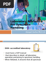 NEQAS Procedure | PDF | Health Sciences | Medicine